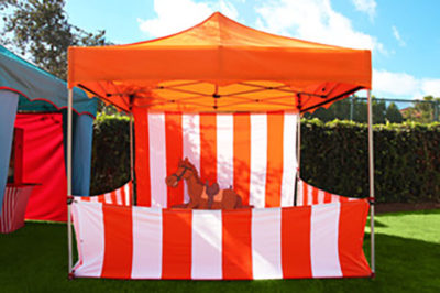 10 x 10 Red and White Carnival Booth – My Little Carnival, Inc.